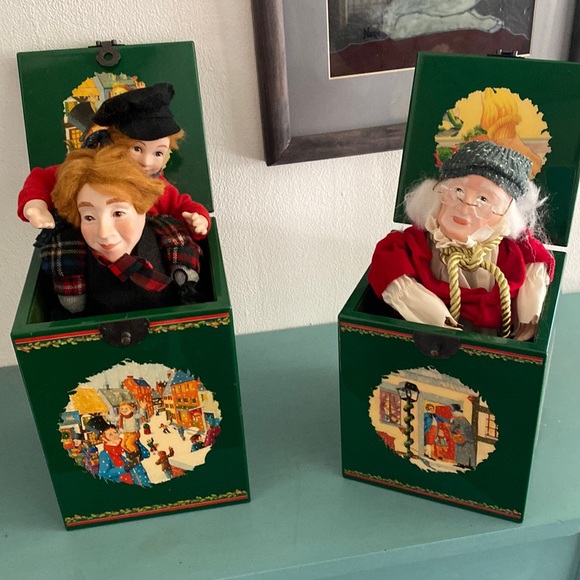 Department 56 | Holiday | Dept 56 Vintage Large Music Boxes With Bob ...